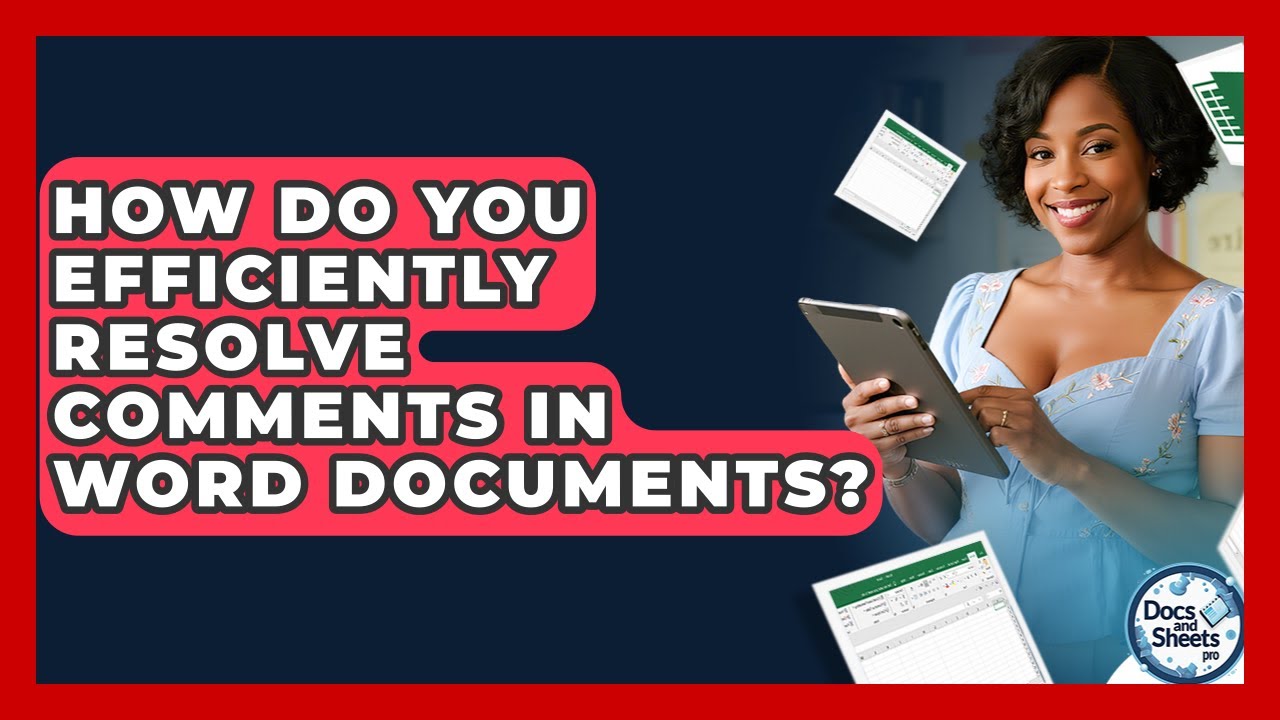 How Do You Efficiently Resolve Comments In Word Documents? - Docs and ...
