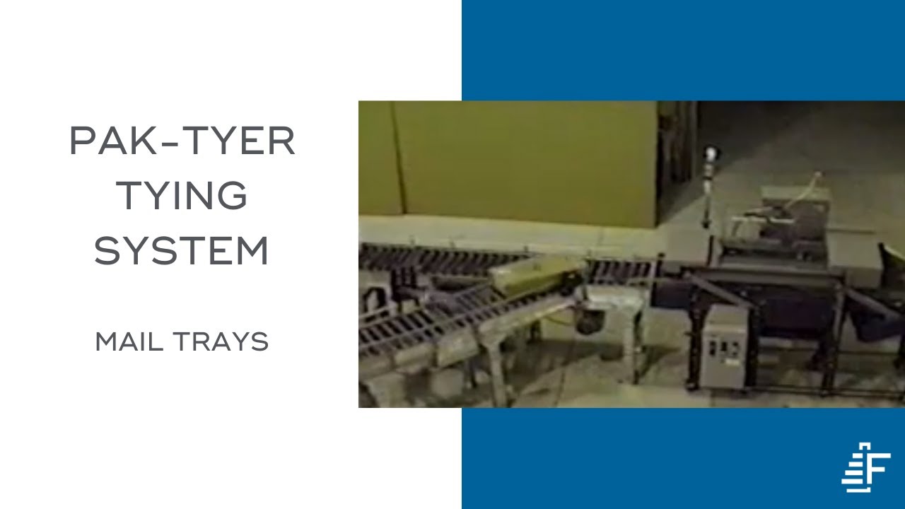 Mail Trays Bundled with Felins Pak-Tyer Automated Tray Banding (ATB ...