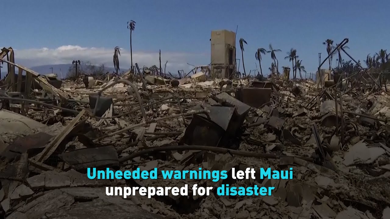 Unheeded warnings left Maui unprepared for disaster - YouTube