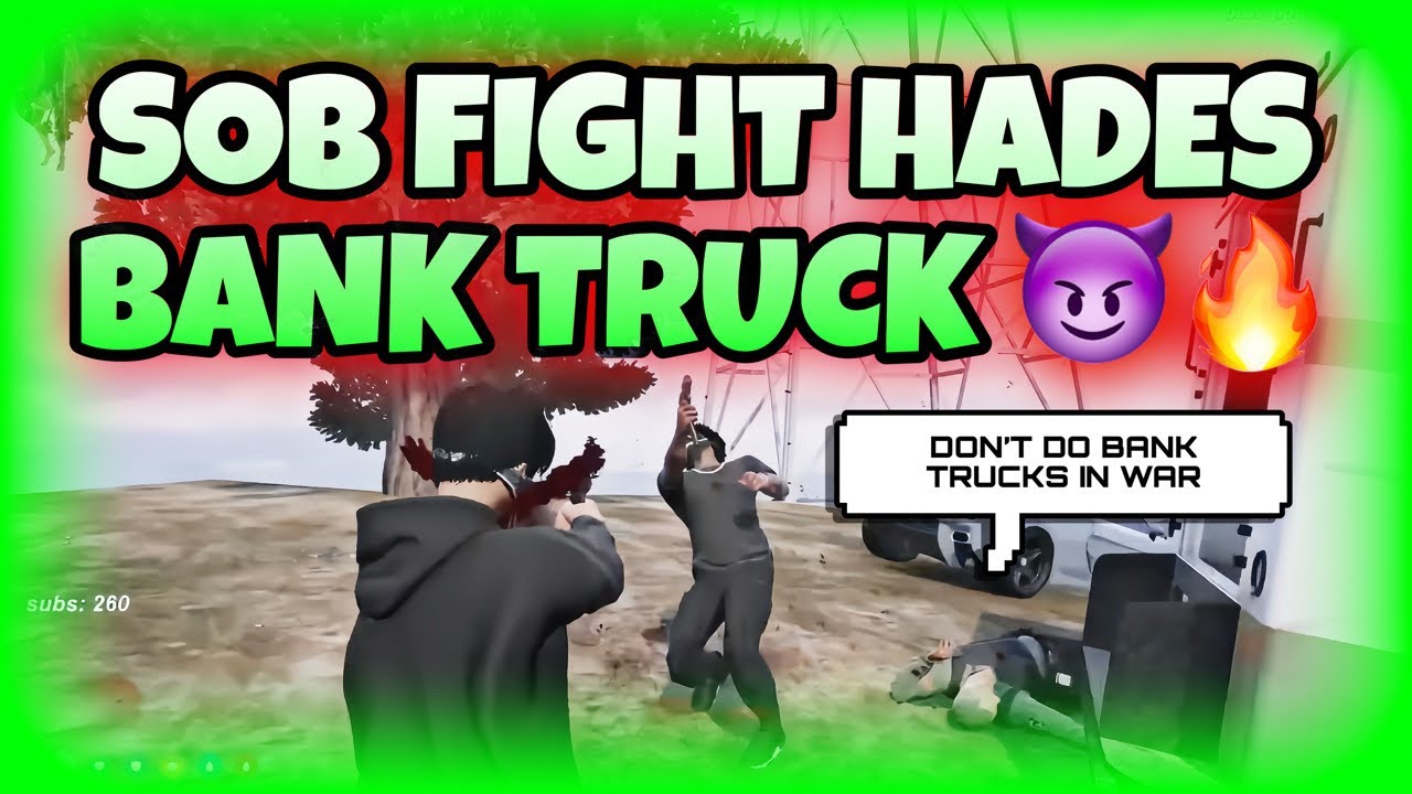 SOB Clap Hades Bank Truck After Wiping PD | NoPixel GTA RP | NoPixel ...