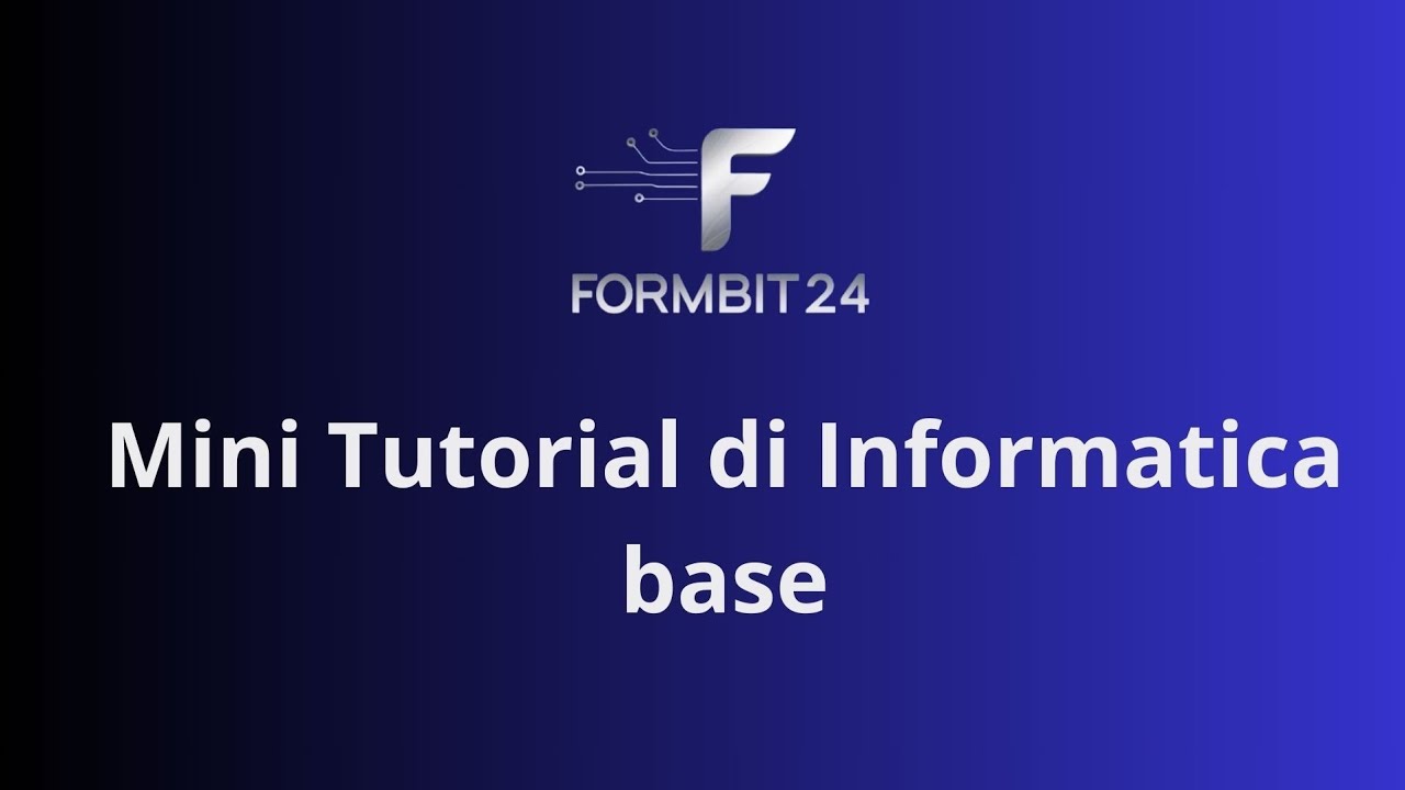 Mini Tutorial di Informatica Base Modulo 5: Strumenti Digitali per la Comunicazione - YouTube