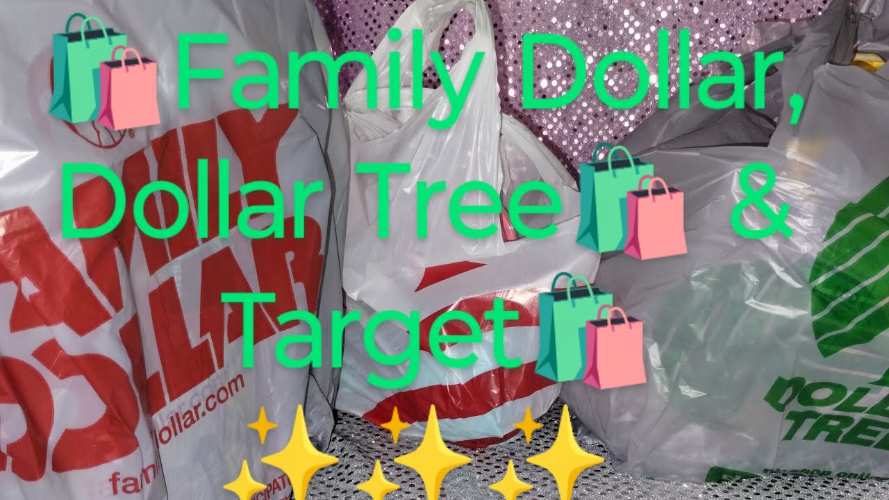 🎬Family Dollar, Dollar Tree & Target Haul🛍 - YouTube