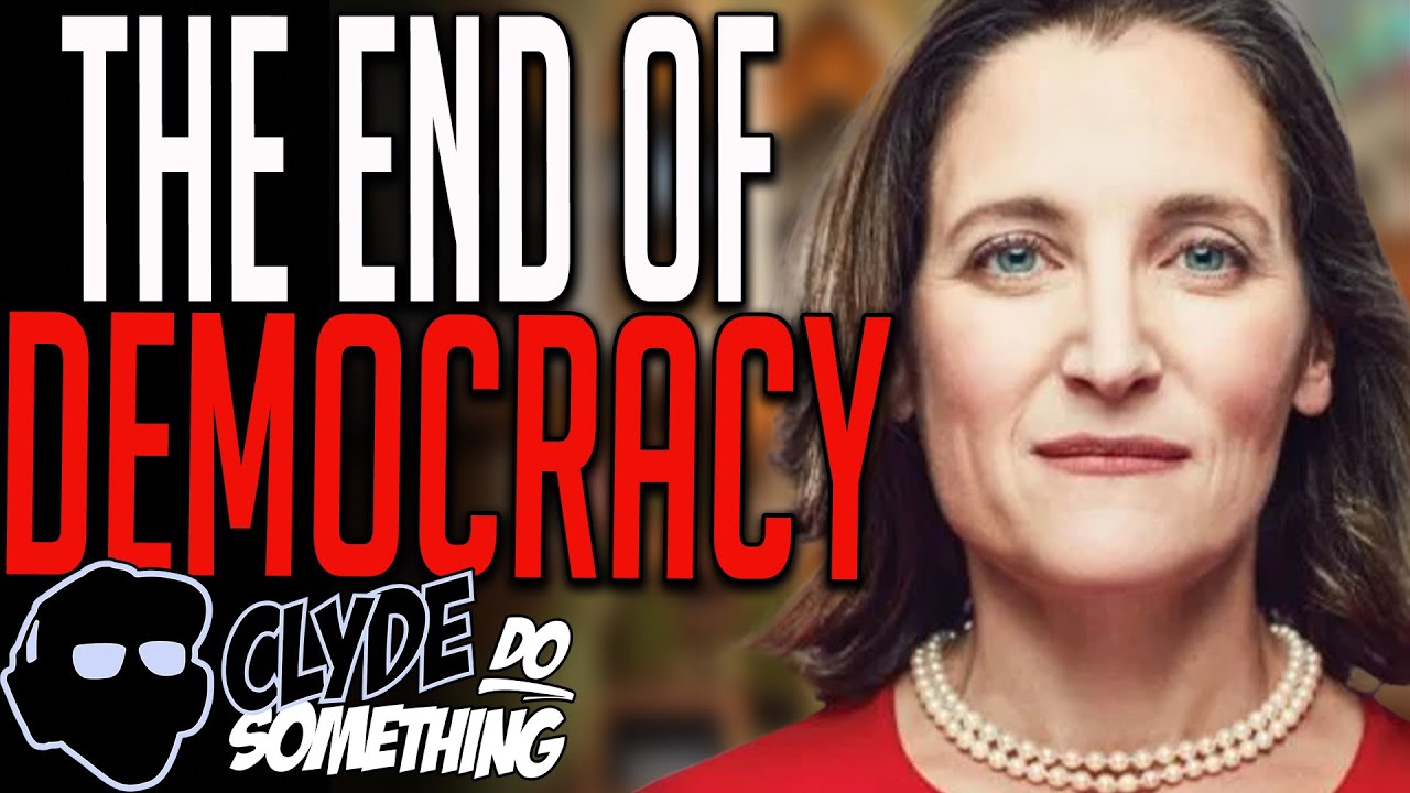 Chrystia Freeland Calls for the END OF CAPITALIST DEMOCRACY - YouTube