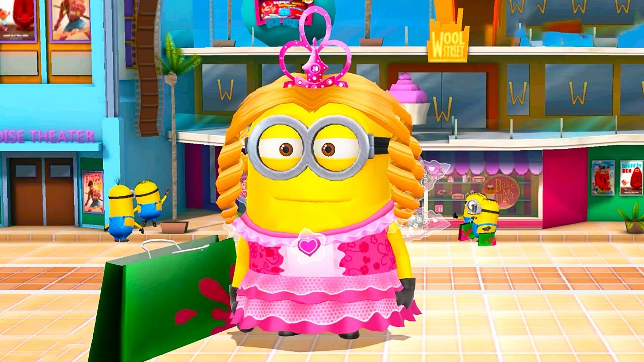Fairy Princess Minion completed lvls 635-636 in The mall ! Minion rush ...
