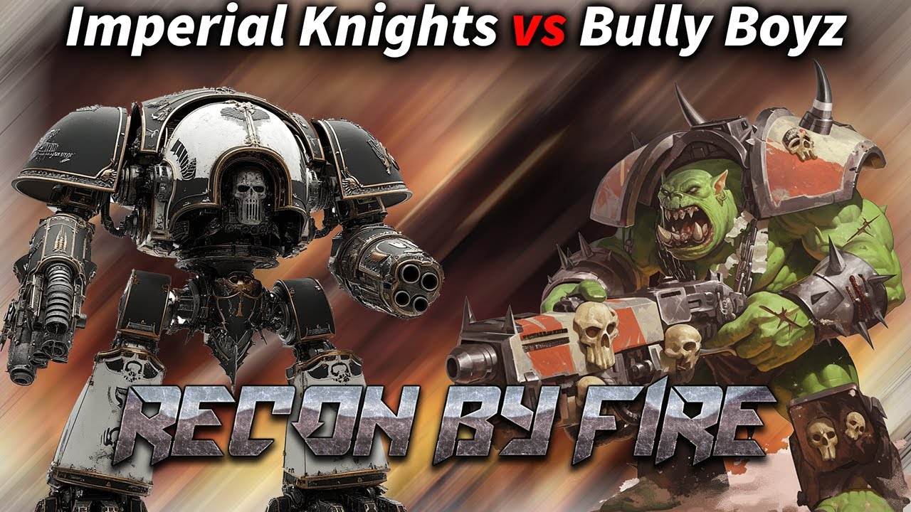 Orks vs Imperial Knights RBF18 Warhammer 40K battle report - YouTube