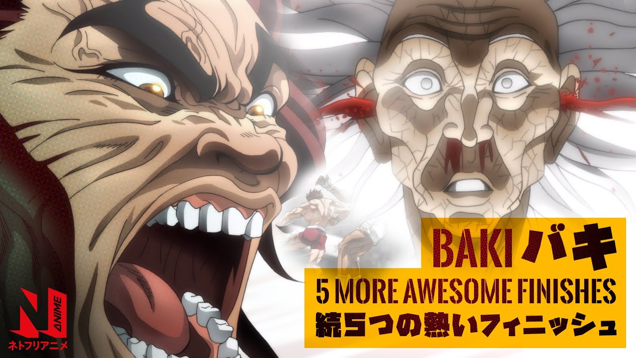 Five More Awesome Baki Finishes (EXTREME GORE) | Netflix Anime - YouTube