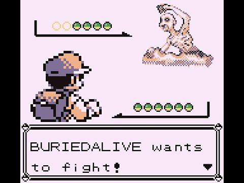 Pokémon Red Version Buried Alive Save (High Quality) - YouTube