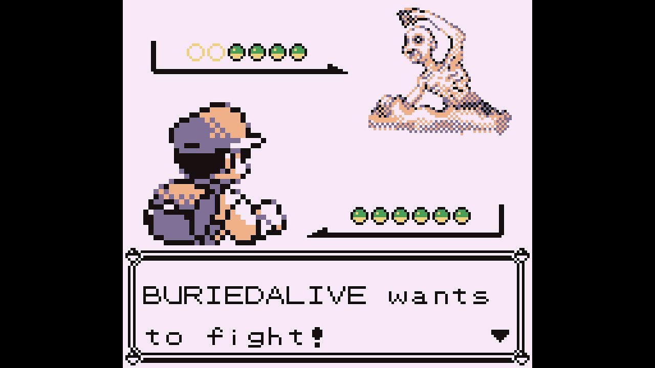Pokémon Red Version Buried Alive Save (High Quality) - YouTube
