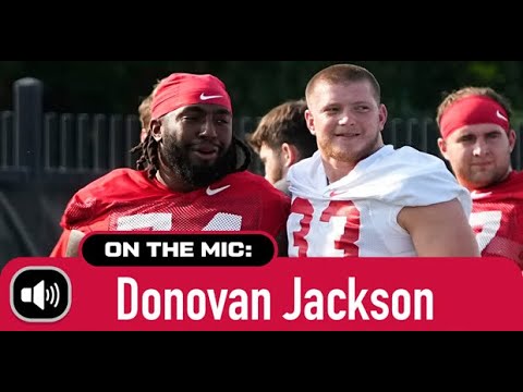 Ohio State's Donovan Jackson on what he's seen from the offensive line ...