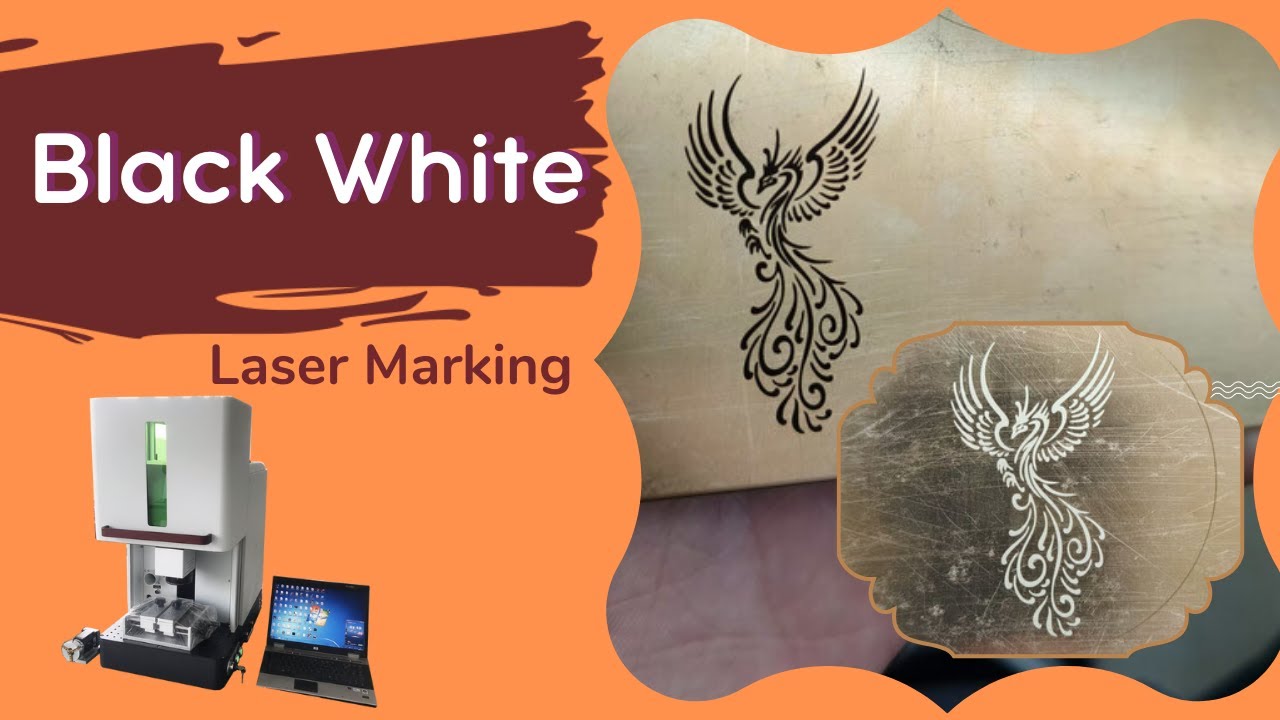Tutorial of Laser marking white color on brass | brass laser marking machine - YouTube