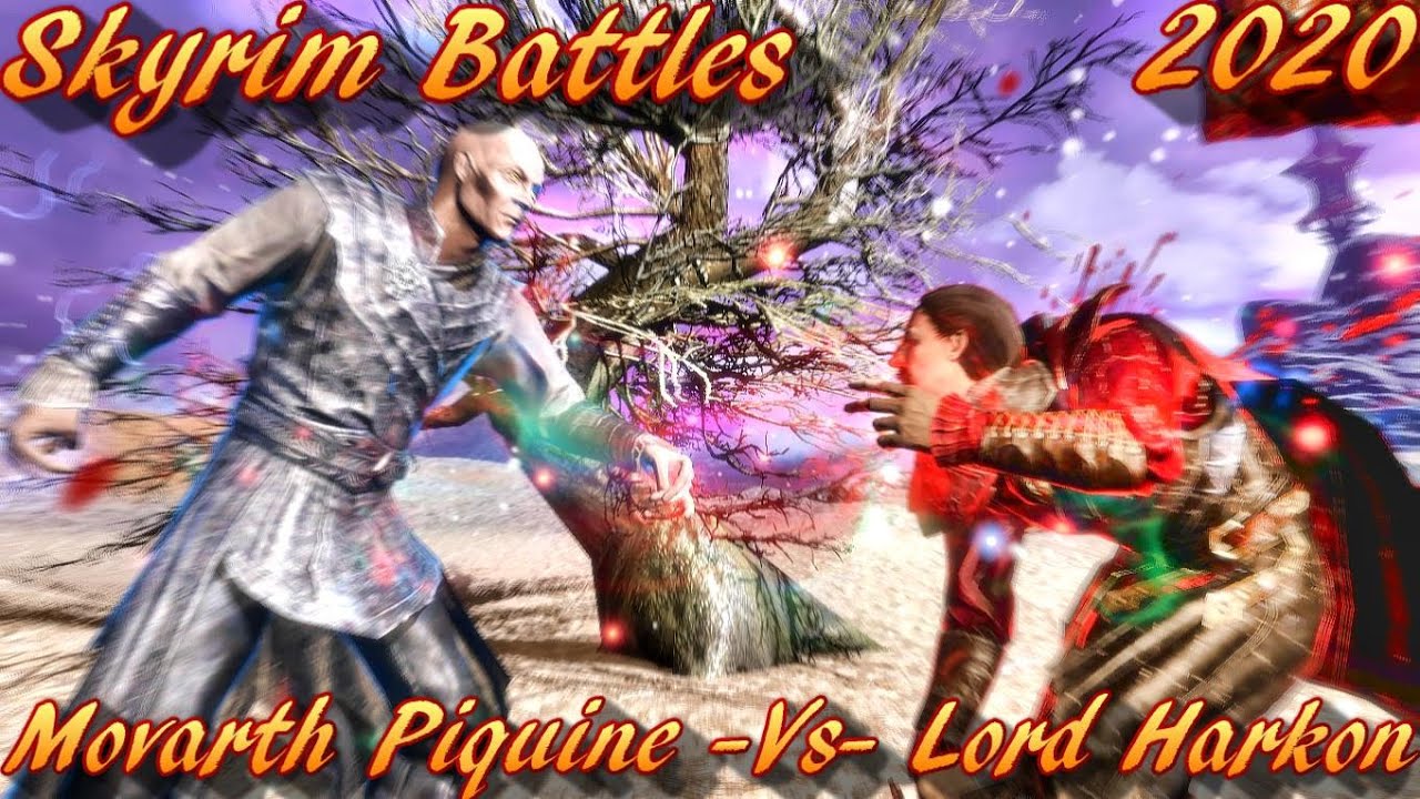 Skyrim Battles - Lord Harkon -Vs- Movarth Piquine [Legendary Settings ...