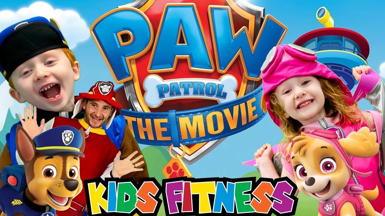 Kids Workout! PAW PATROL MOVIE! The BEST & AMAZING Fitness & P.E ...
