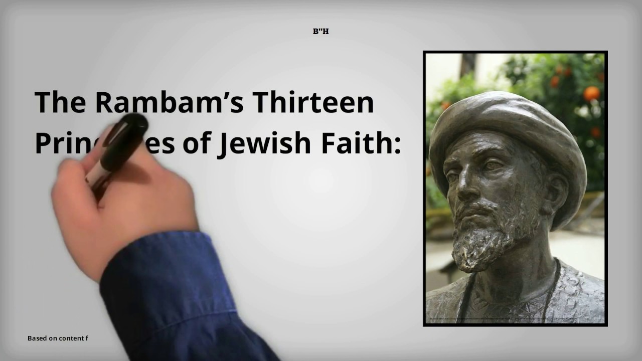 Maimonides -The Rambam's 13 Principles of Jewish Faith: Quick Video ...