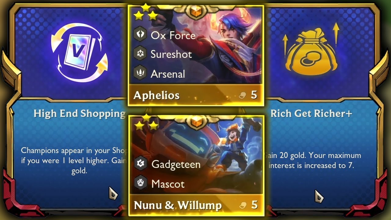 I GOT RICH GET RICHER AT 2-1 AND HIGH END SHOPPING AT 4-2 | Teamfight ...