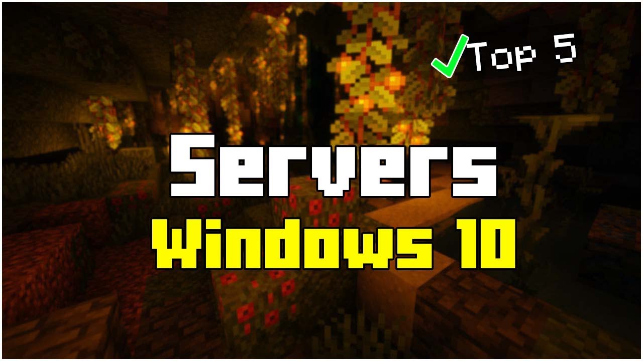 Top 5 Servers for Minecraft Windows 10 Edition 1.19.60 - YouTube