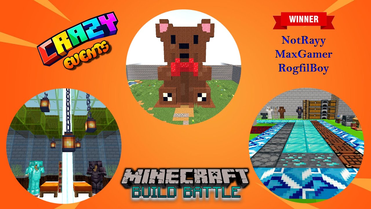 Build Battle | Minecraft Event | Challenging Crazy Events | Rewards ...