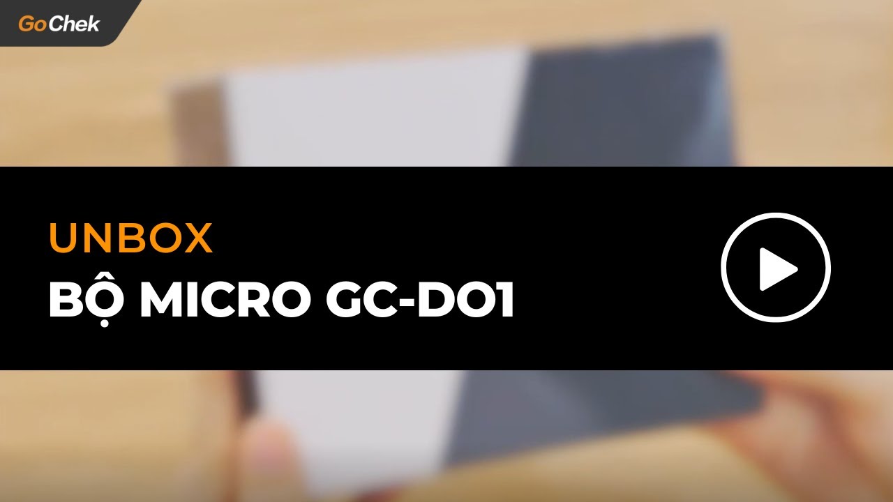 Cùng unbox bộ Micro thu âm không dây GoChek mã GC-D01 PRO - YouTube