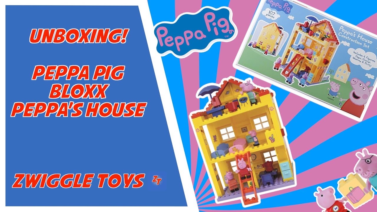 Unboxing and Building Bloxx Peppa Pig's House - YouTube
