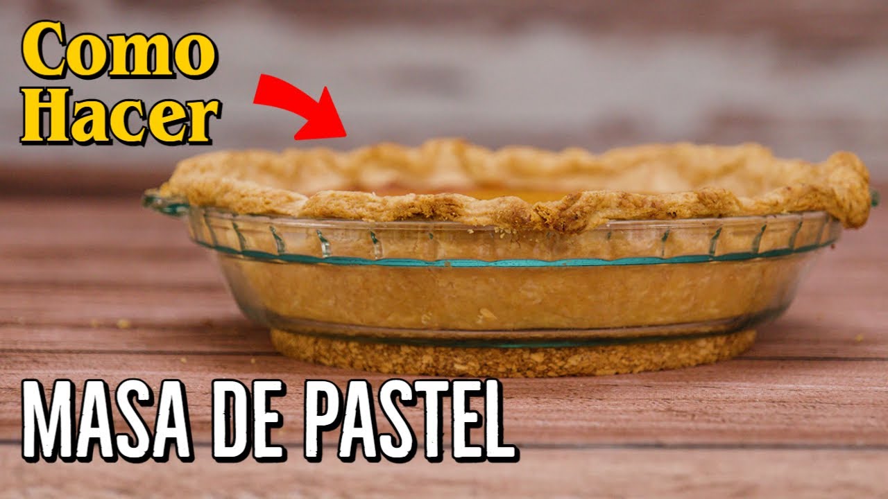 Cómo hacer masa de pastel desde cero Fácil Simple - YouTube