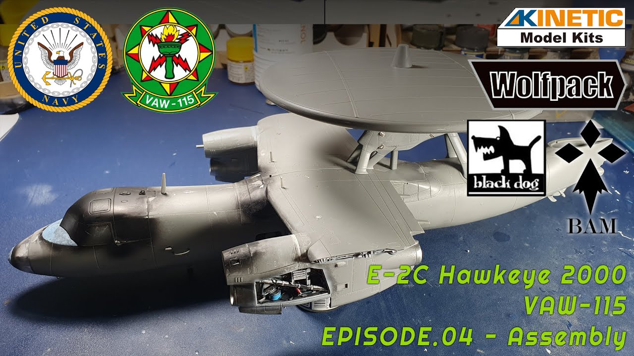 1/48 KINETIC E-2C 2000 Episode.04 - YouTube