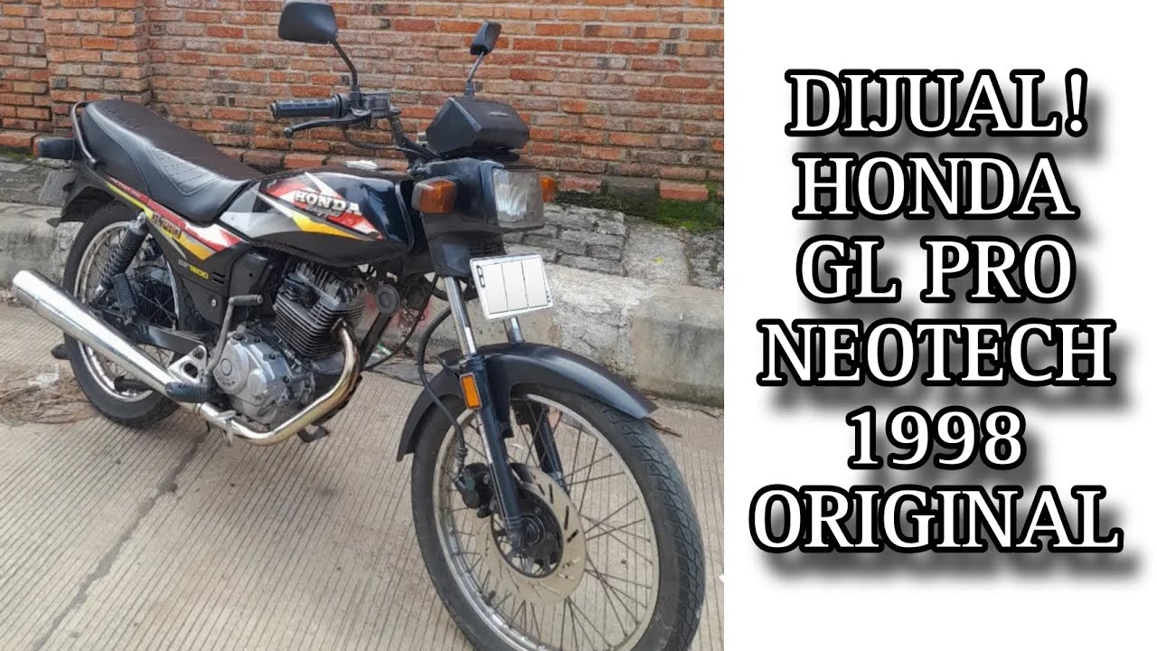 TERJUAL! REVIEW HONDA GL PRO NEOTECH 1998 ORIGINAL! - YouTube