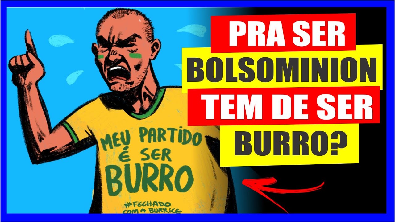HUMORISTA EXPLICA O QUE É SER BOLSOMINION! - YouTube