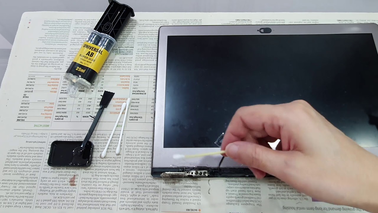 ASUS Zenbook Hinge Repair - YouTube