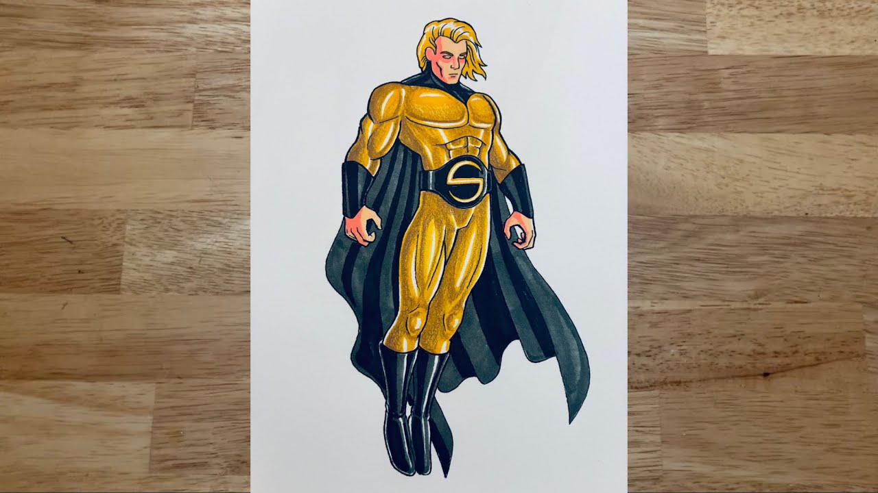How to draw Sentry (full body) - YouTube