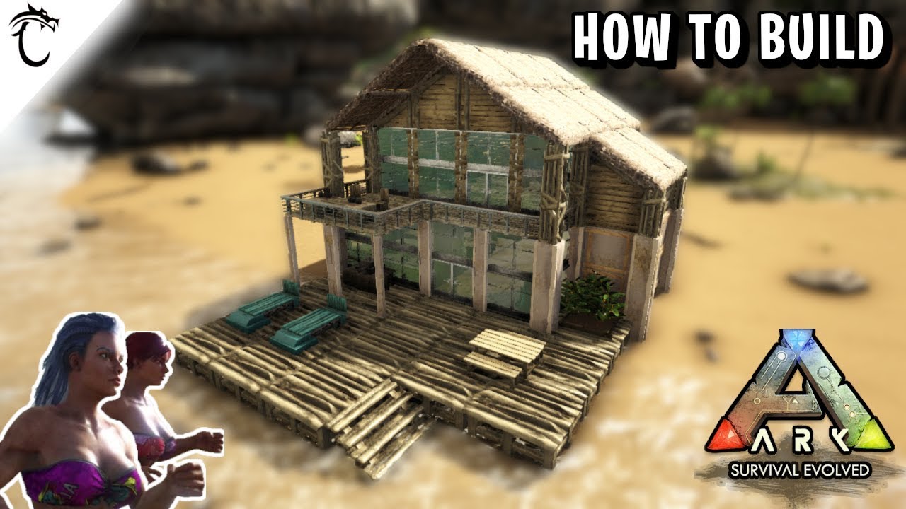 Ark: Beach House - How To Build - YouTube