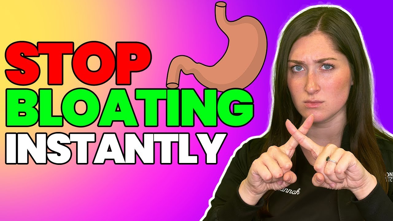 3 Ways to Instantly Stop Feeling Bloated - YouTube