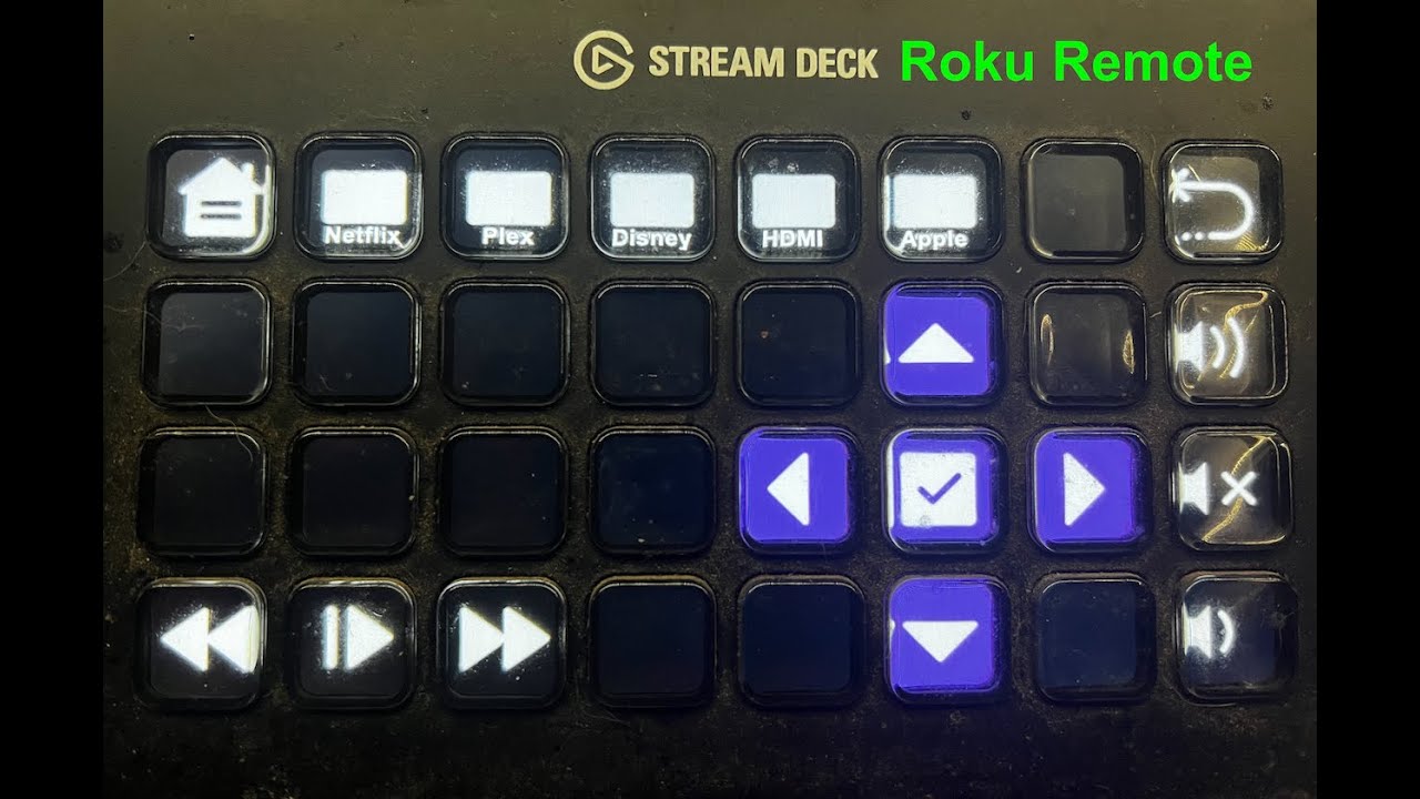 Elgato Stream Deck as Roku Remote - YouTube