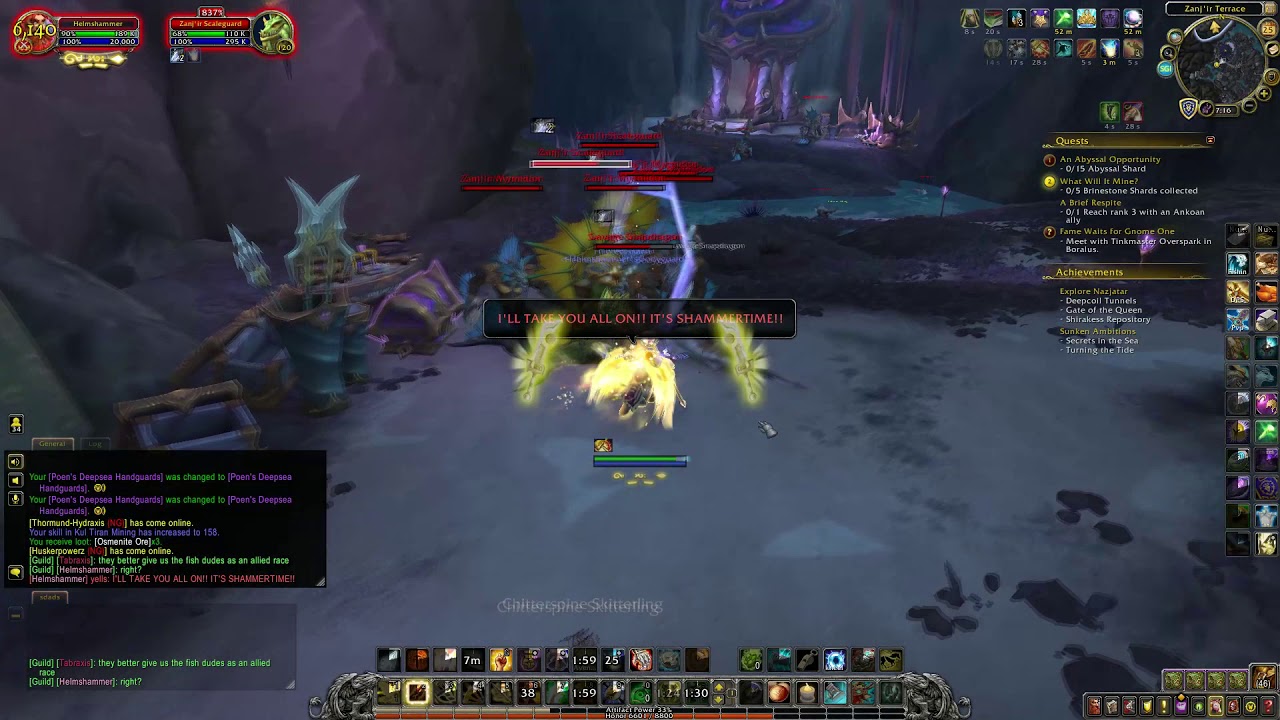 Rise of Azshara 8.2 Quest Guide Part 5 - Ancient Technology and What ...