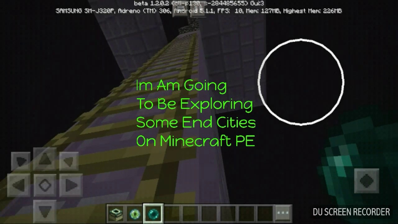Minecraft PE: Exploring The End City - YouTube