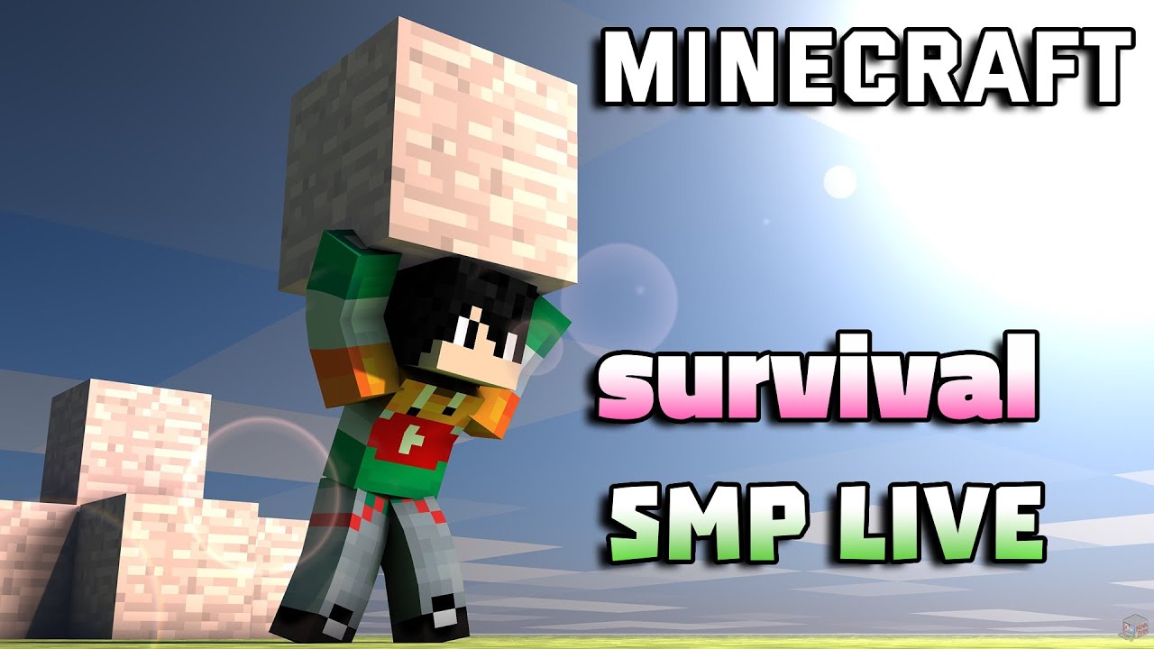 DAY 3 Minecraft Survival Smp Live - Minecraft Live - YouTube