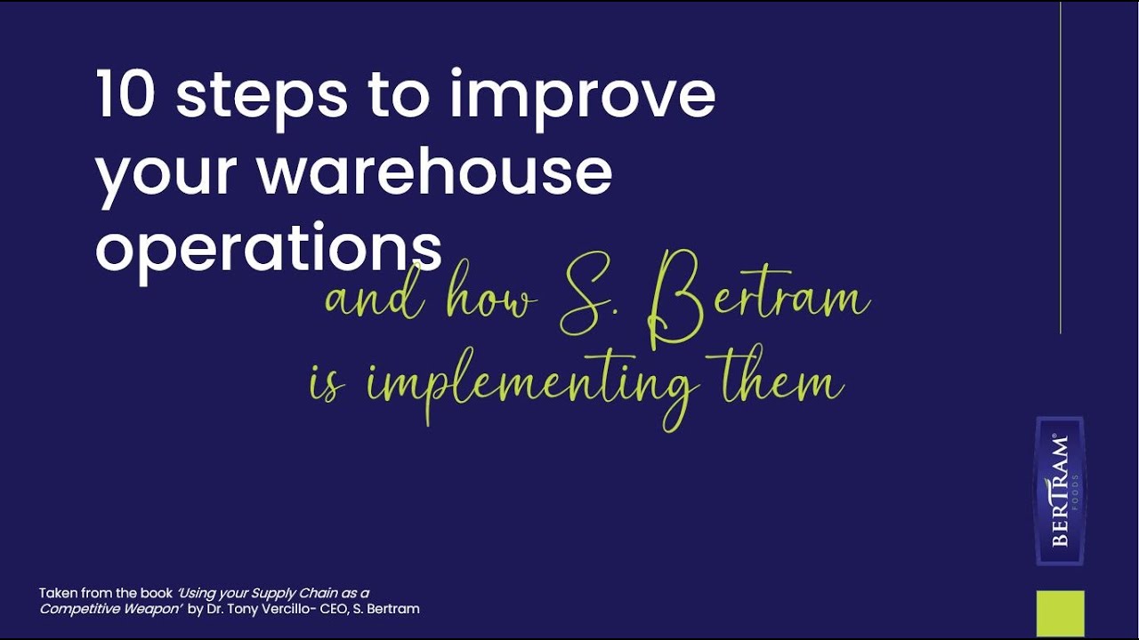 10 Steps to Improve Warehouse Operations - YouTube