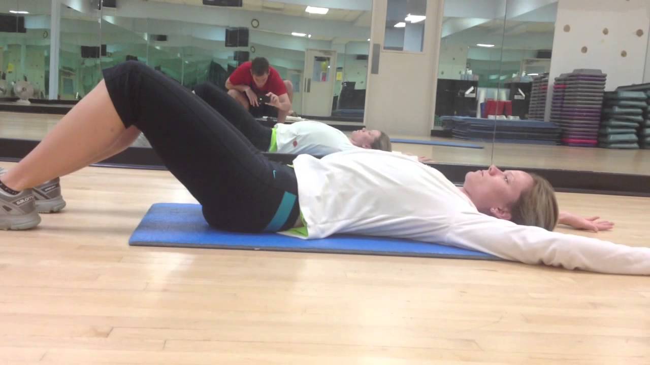 Supine breathing with arms up - YouTube