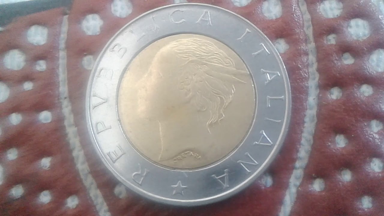 Italie coin 500 Lires IFAD 1998 Italy Coin FAO - YouTube