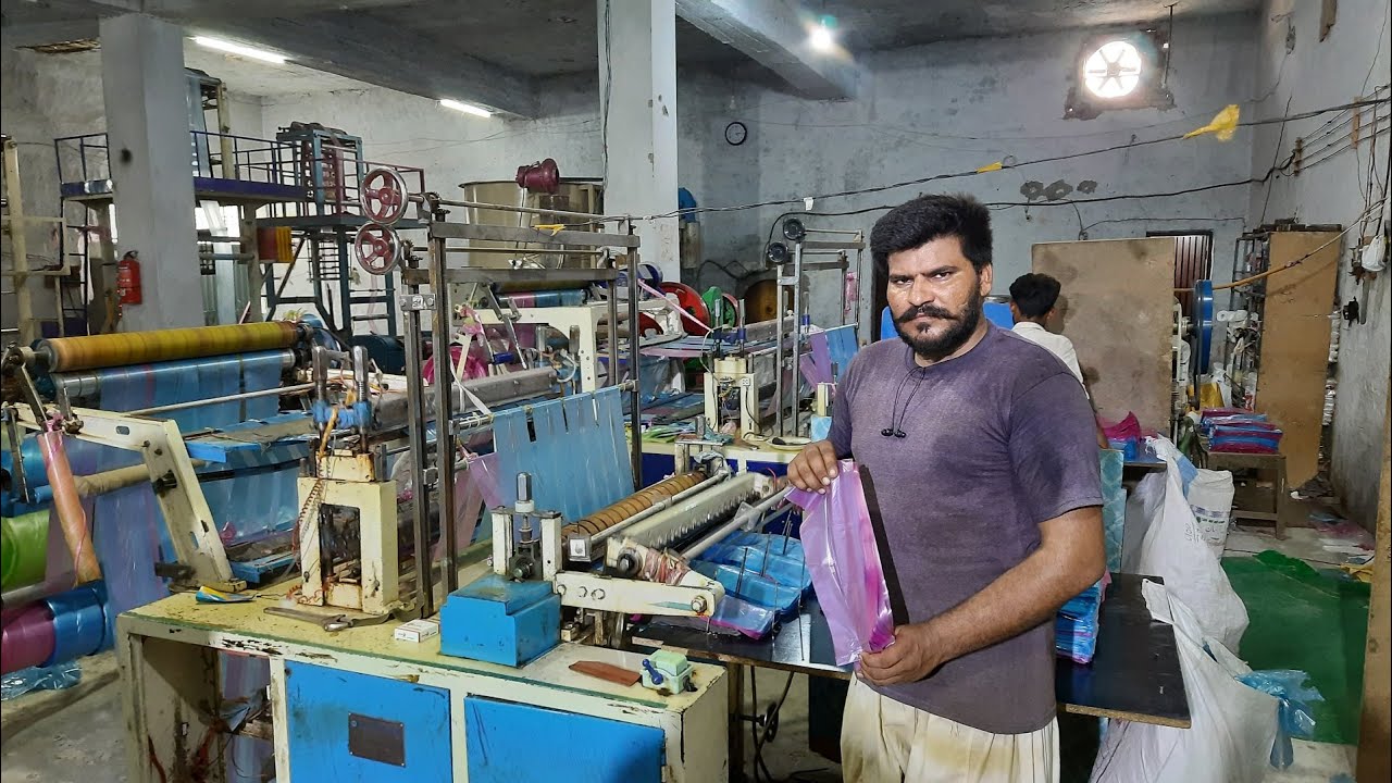 polythene bag manufacturing How A Plastic Bag Making Manufacturing Ful ...
