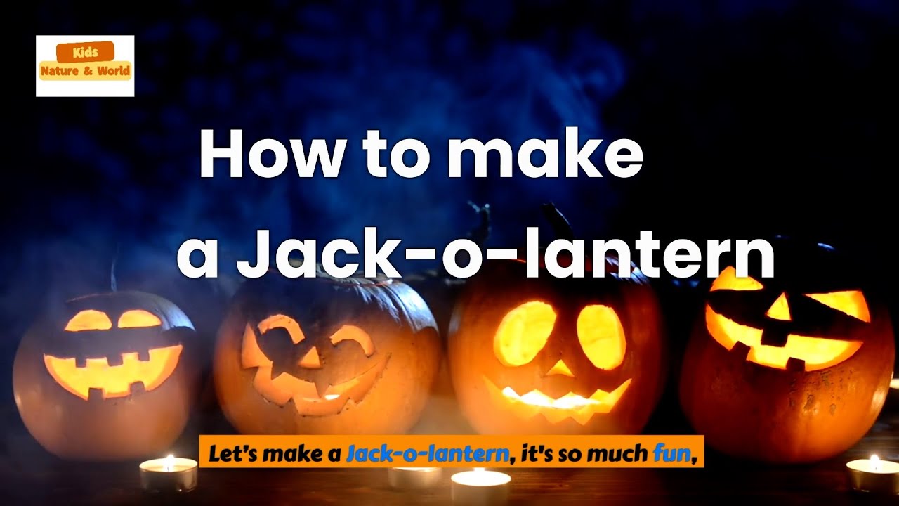 🎃 5 Easy Steps to Make a Jack-o-Lantern for Kids | Fun Halloween Craft ...