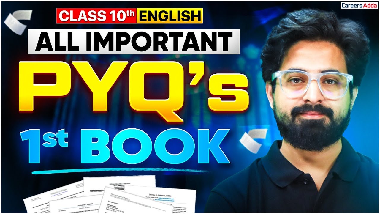 Class 10th English All Important PYQs | 10th English Most Important ...