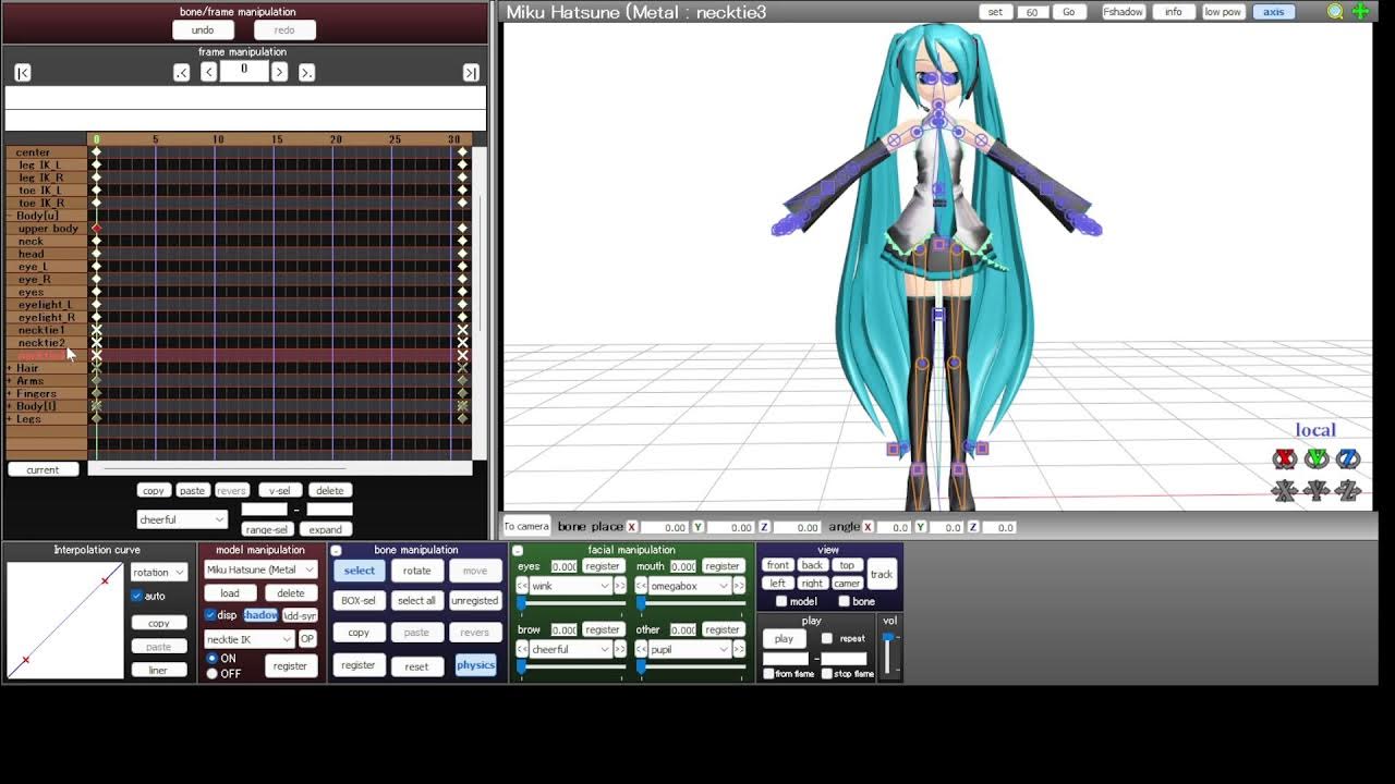 learning MMD animating (skull emoji) - YouTube