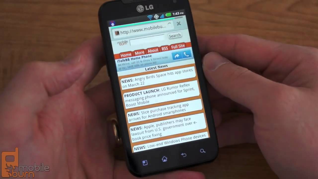 LG Connect 4G (MetroPCS) smartphone video review - YouTube