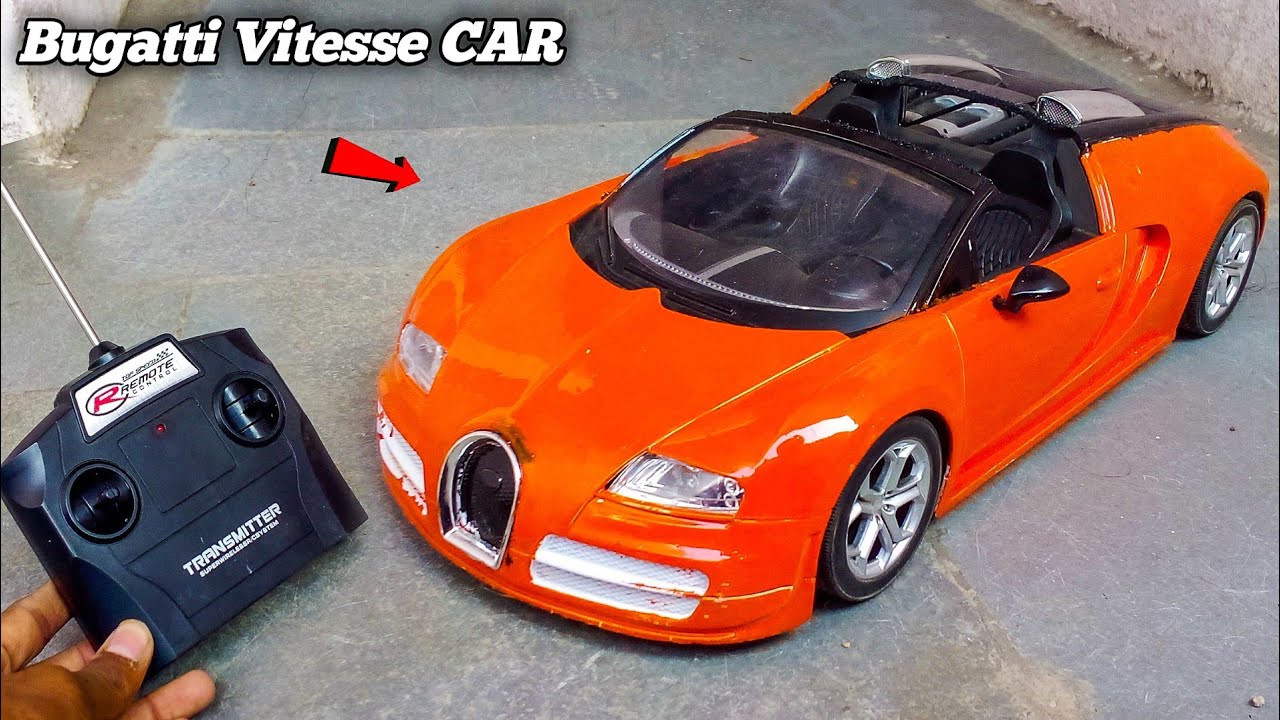 Remote Control CAR Bugatti Vitesse Sports Racing RC CAR Unboxing ...