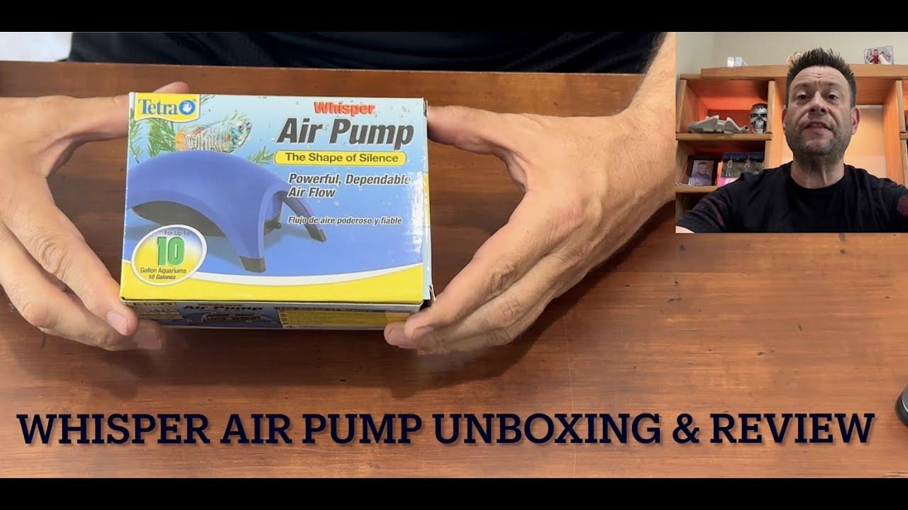 Tetra Whisper Air Pump Unboxing and Setup - YouTube