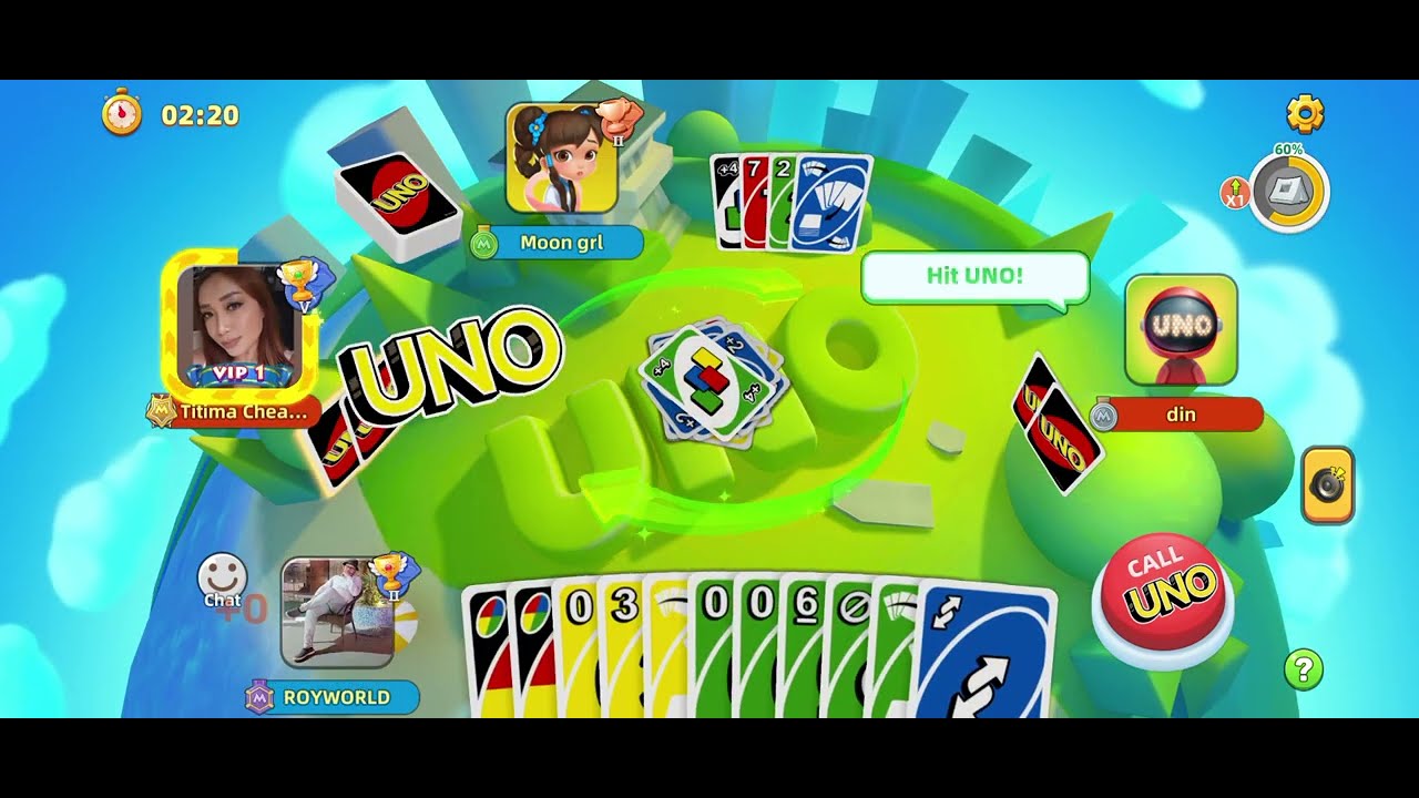 Uno gameplay #unoindia #royworld - YouTube