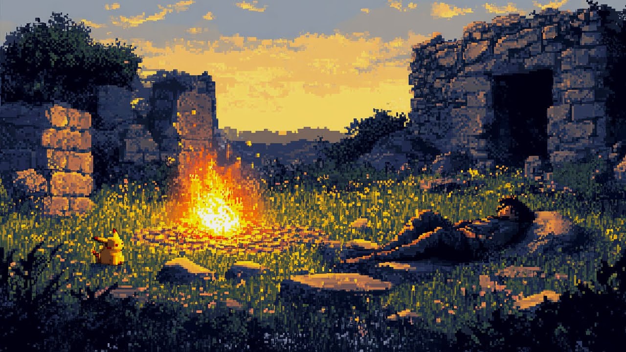 Rest Among the Ancient Ruins With Pikachu (5 Hours of Relaxing Music ...