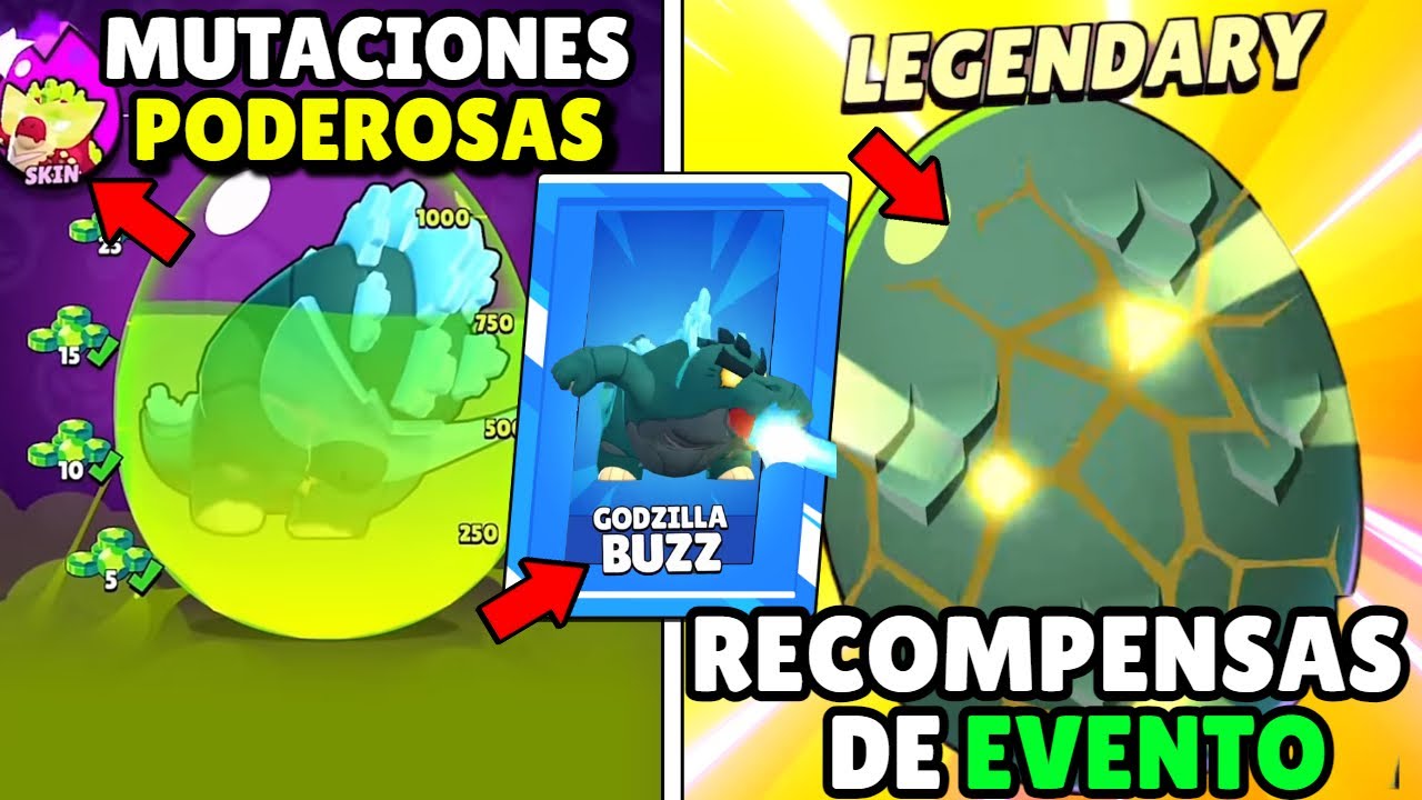 TODO SOBRE BRAWL STARS X GODZILLA😨 - YouTube