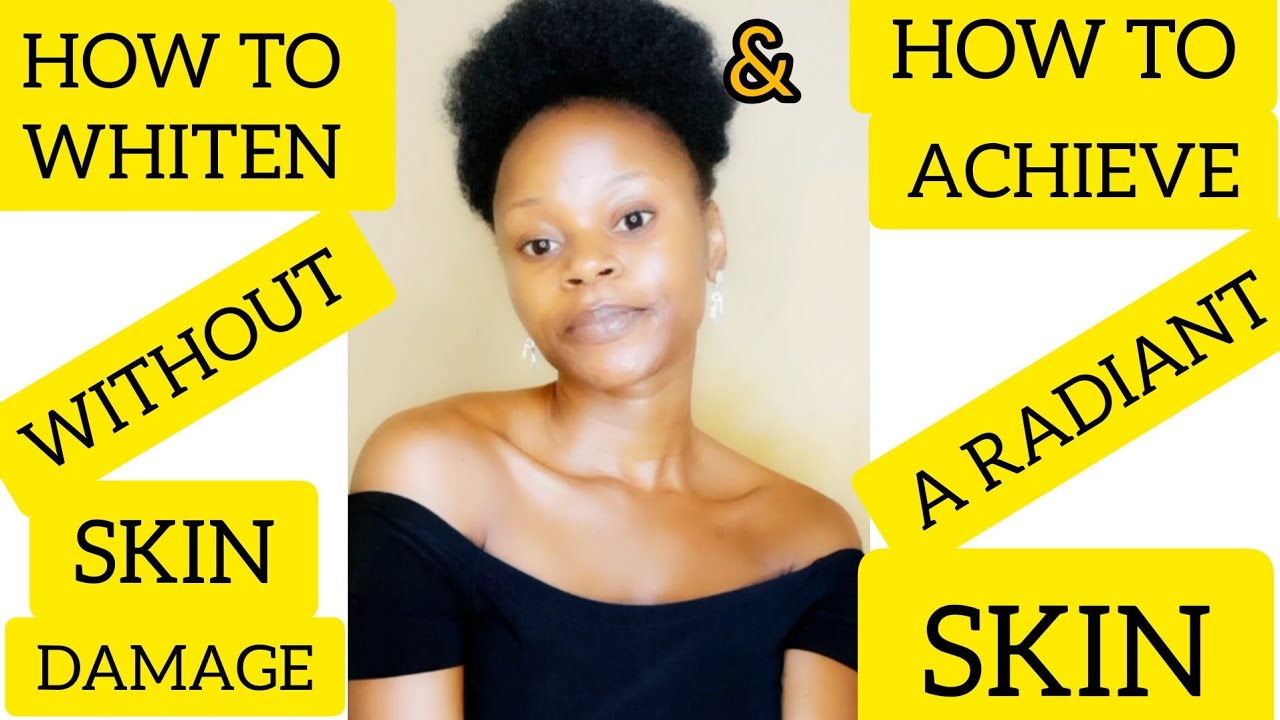 How to Whiten without damaging the skin | safe skin whitening - YouTube
