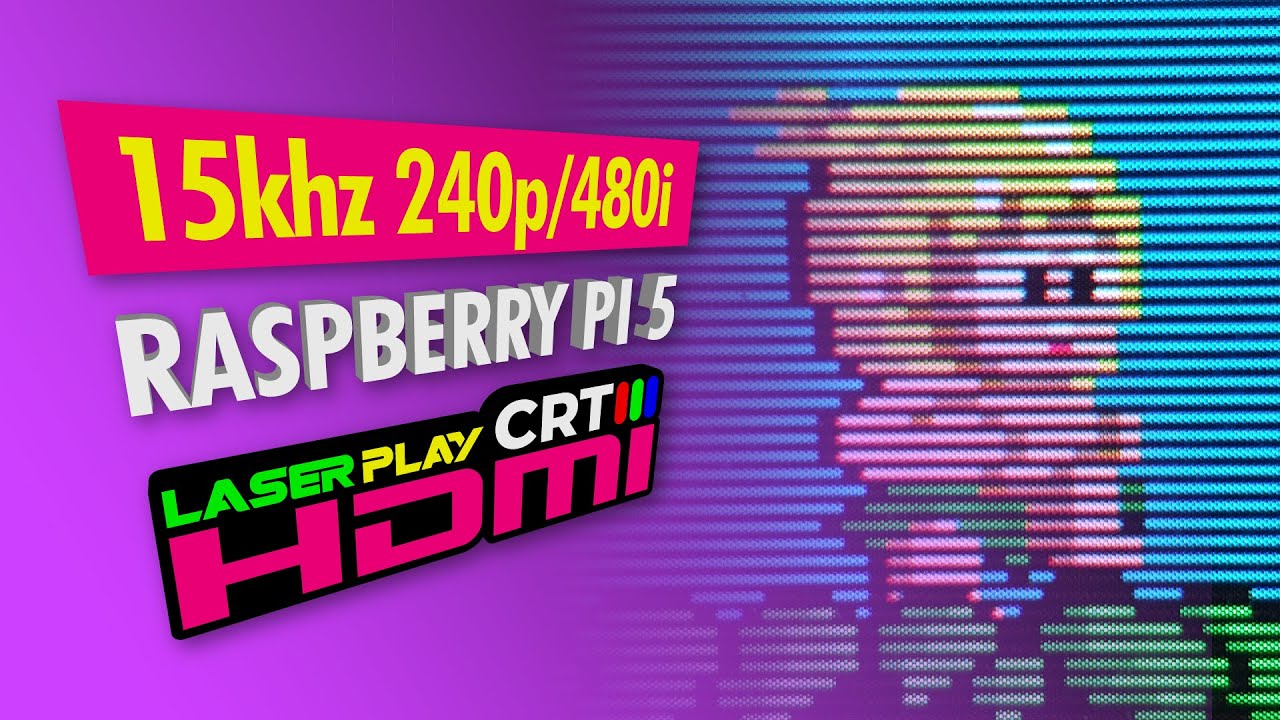 RASPBERRY PI5 HDMI 240p y 480i con @RecalboxOfficial 9.2.3 (método ...