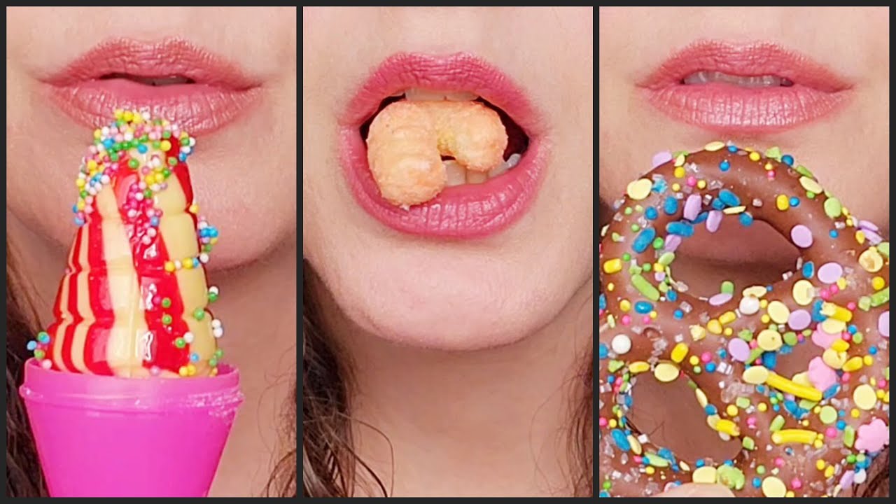 ASMR Eating Sweet Candy Treats - YouTube